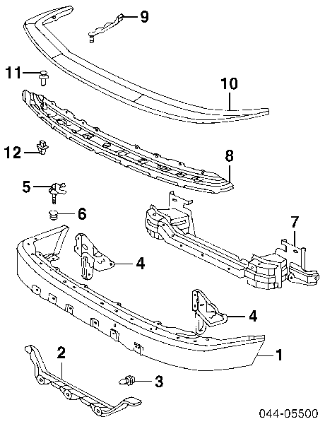 9046709195 Toyota клипса крепежная