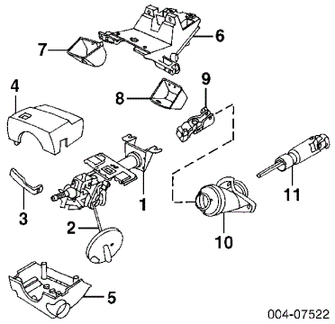 05083915AB Chrysler замок зажигания