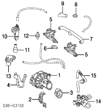 6010780245 Mercedes фитинг трубки вакуумной системы