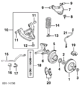 14071381 General Motors втулка переднего стабилизатора