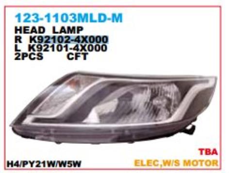 921014X000 Hyundai/Kia фара левая