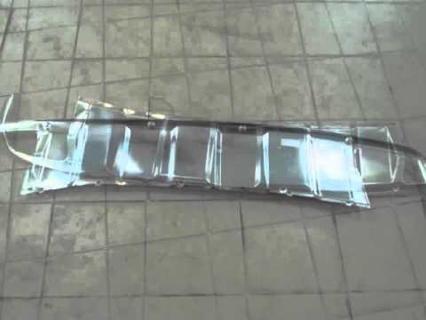 1648852322 Mercedes накладка бампера заднего