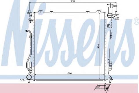 253102P300 Hyundai/Kia радиатор