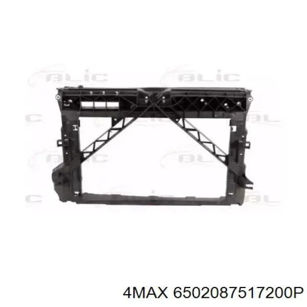 6V0805588A VAG суппорт радиатора в сборе (монтажная панель крепления фар)