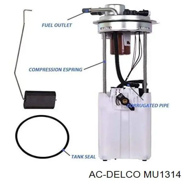 19152900 General Motors модуль топливного насоса с датчиком уровня топлива