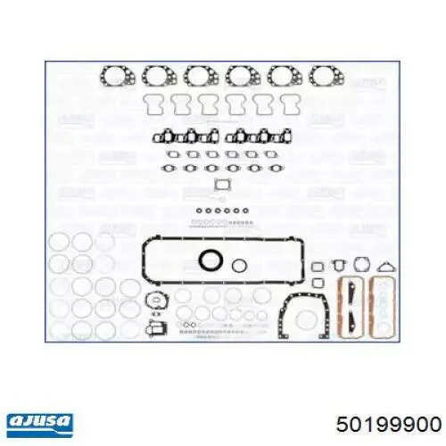 551 560 Scania комплект прокладок двигателя полный