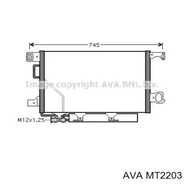 MT2203 AVA радиатор