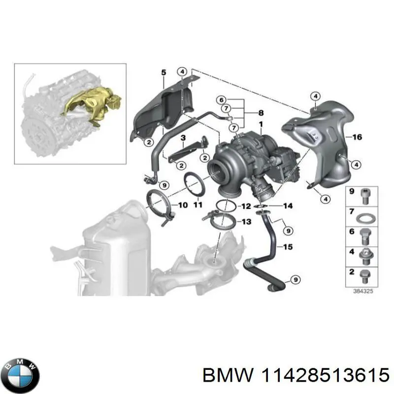 11428513615 BMW сравнить цены на Автопро