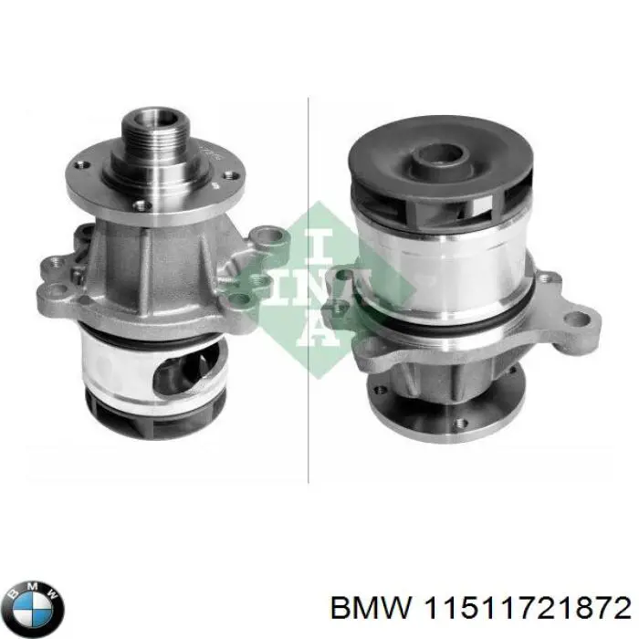 11511721872 BMW помпа водяная
