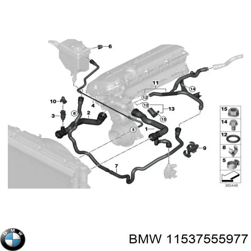 11537555977 BMW проставка