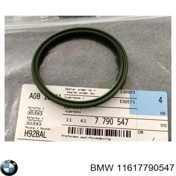 11617790547 BMW прокладка турбины, гибкая вставка