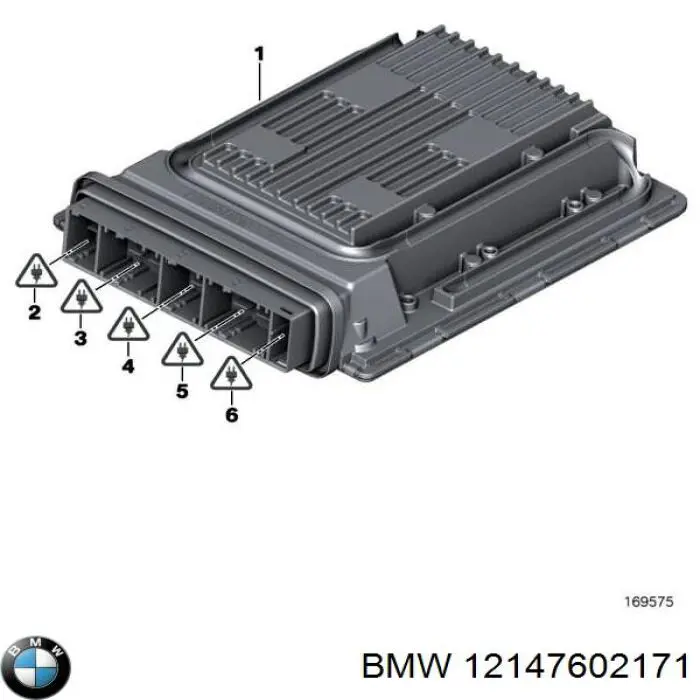 12147624036 BMW модуль управления (эбу двигателем)
