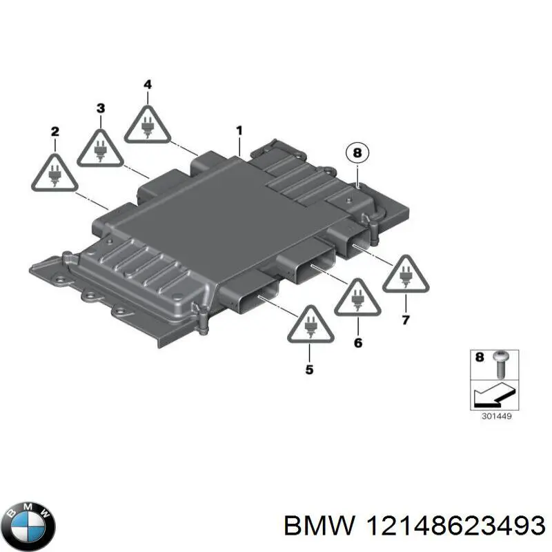 12148605113 BMW Модуль управления (ЭБУ) двигателем