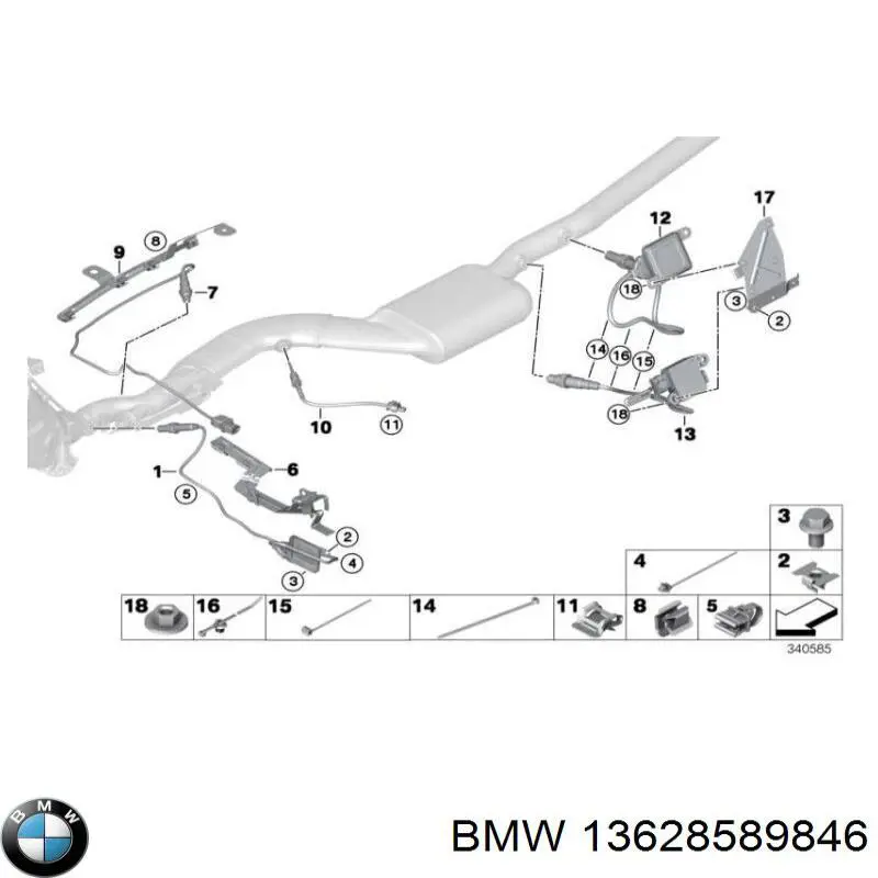 13628589846 BMW сенсор nox есть варианты