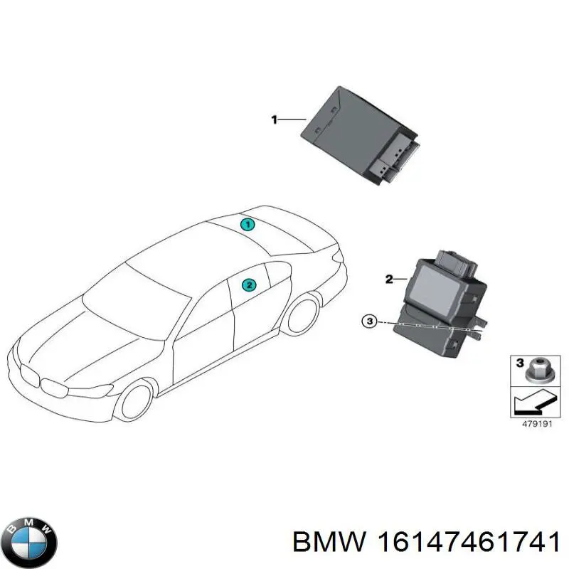 16149485034 BMW блок управления топливным насосом
