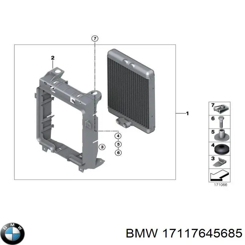 17117645685 BMW сравнить цены на Автопро