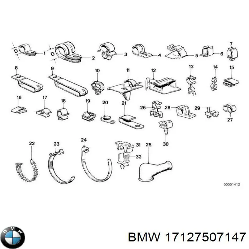 17127507147 BMW сравнить цены на Автопро