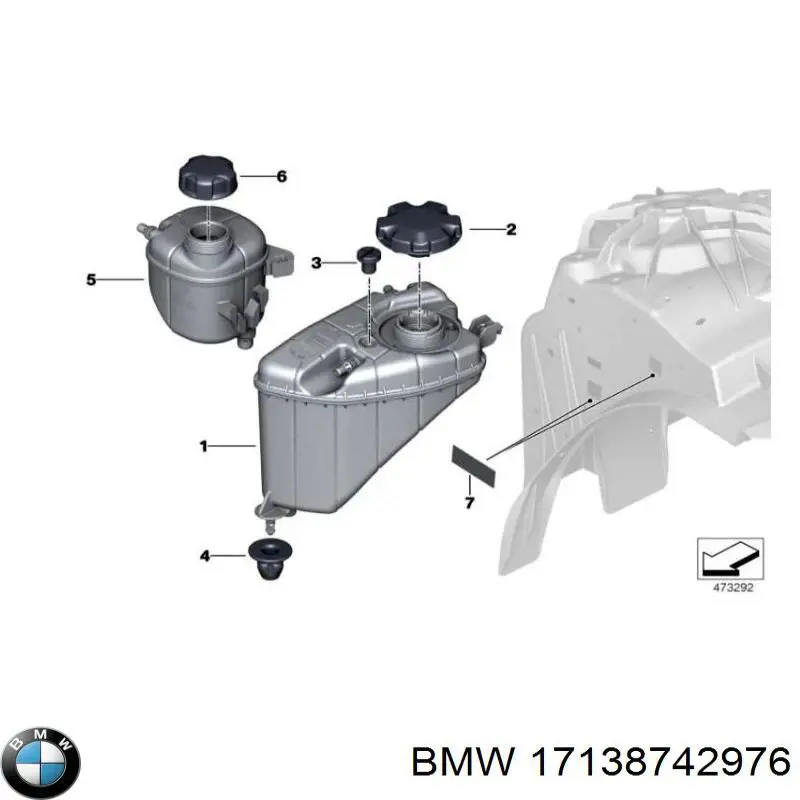17138742976 BMW автозапчастина