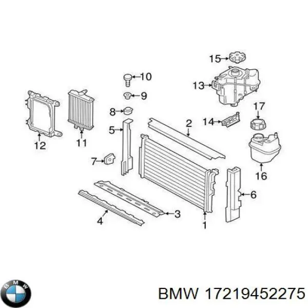 17219452275 BMW сравнить цены на Автопро
