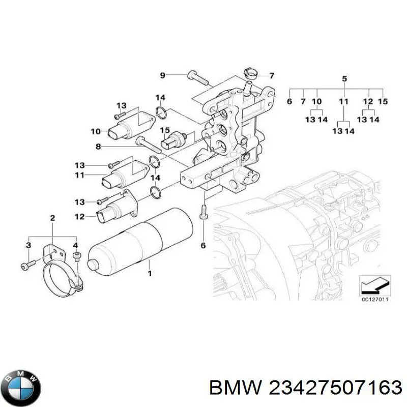 23427507163 BMW блок управления абс (abs гидравлический)