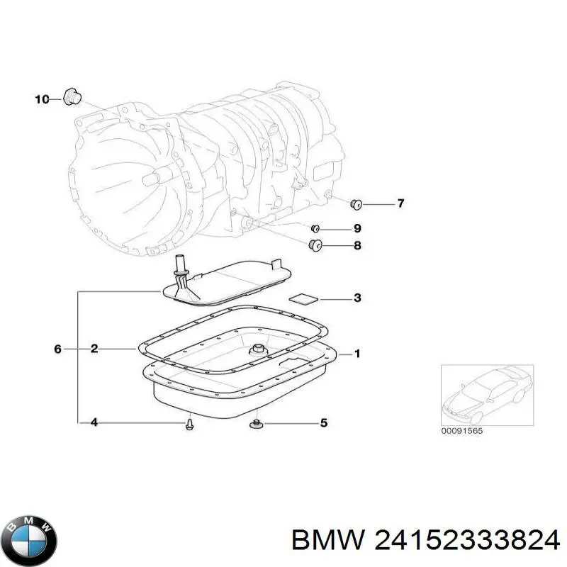 24152333824 BMW фильтр акпп
