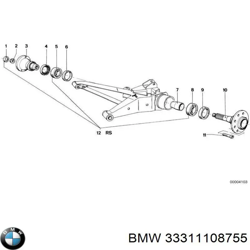 33311108755 BMW сравнить цены на Автопро