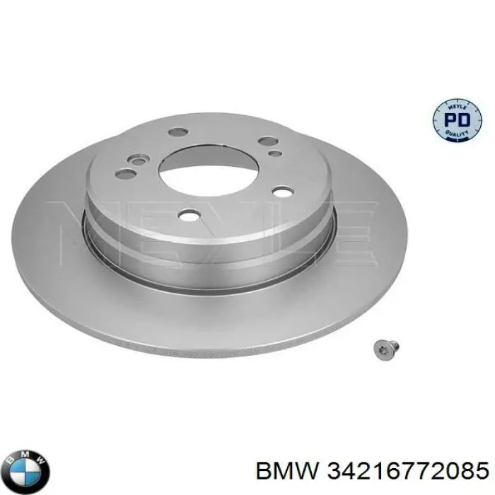 34216772085 BMW диск тормозной задний