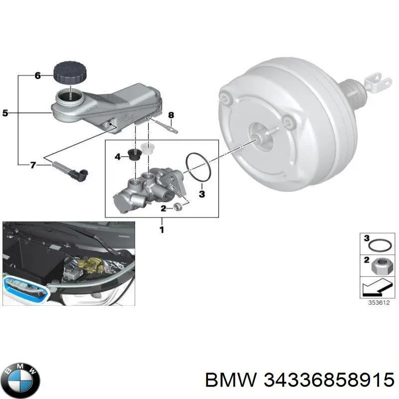 34336858915 BMW сравнить цены на Автопро