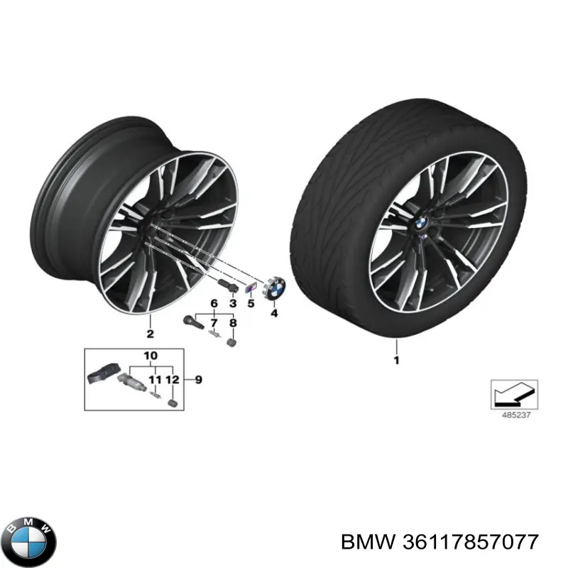 36117857077 BMW сравнить цены на Автопро