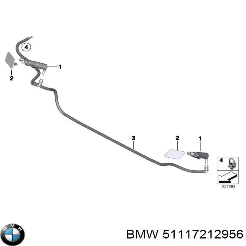 51117212956 BMW Кронштейн бампера переднего правый