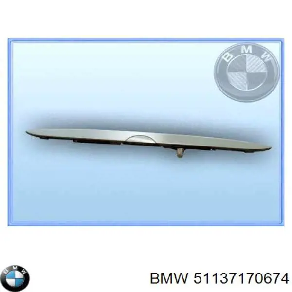 51137170674 BMW Ручка крышки багажника (двери 3/5-й задней) наружная