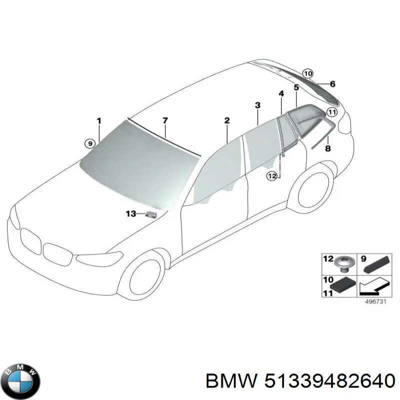 51339482640 BMW сравнить цены на Автопро