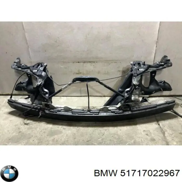 51717022967 BMW суппорт радиатора левый (монтажная панель крепления фар)