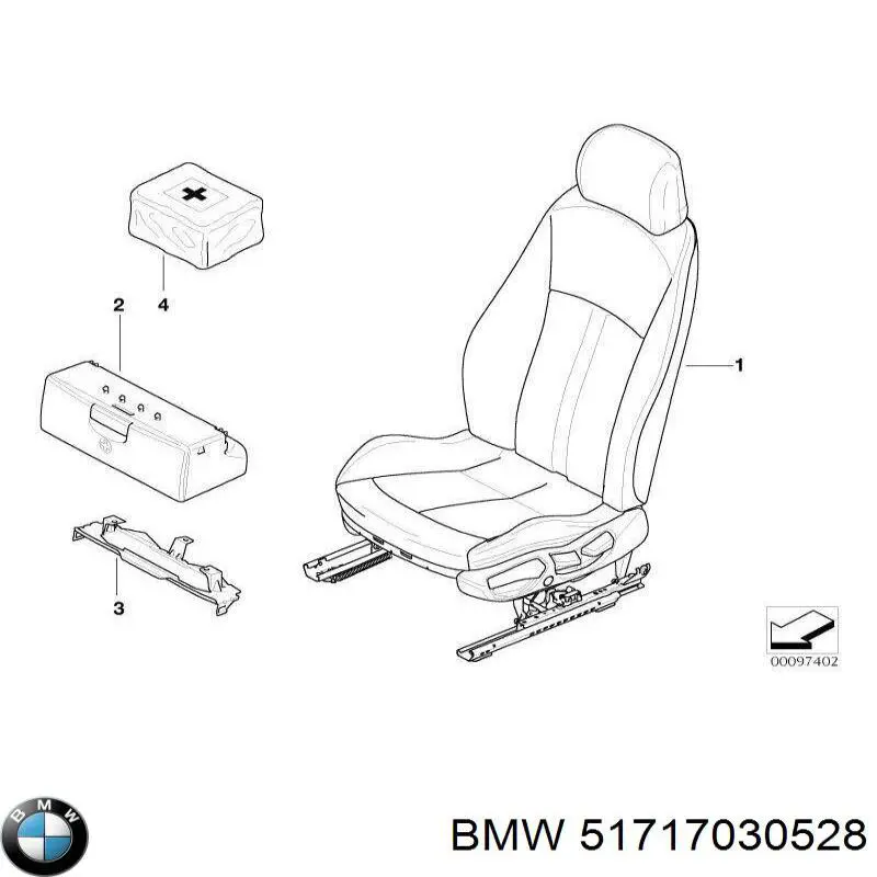 51717030528 BMW ручка