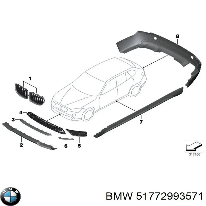 51772993571 BMW сравнить цены на Автопро