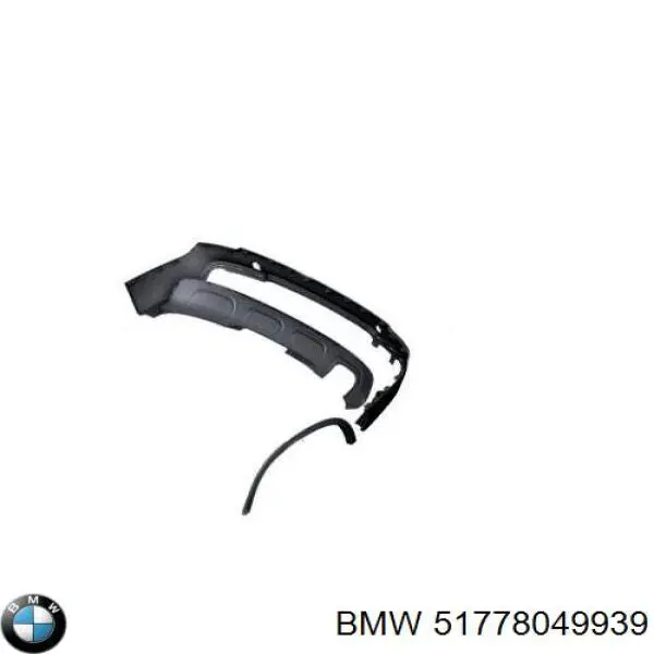 51778049939 BMW Расширитель (накладка) арки переднего крыла левый
