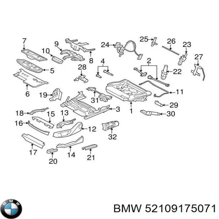 52109175071 BMW сравнить цены на Автопро