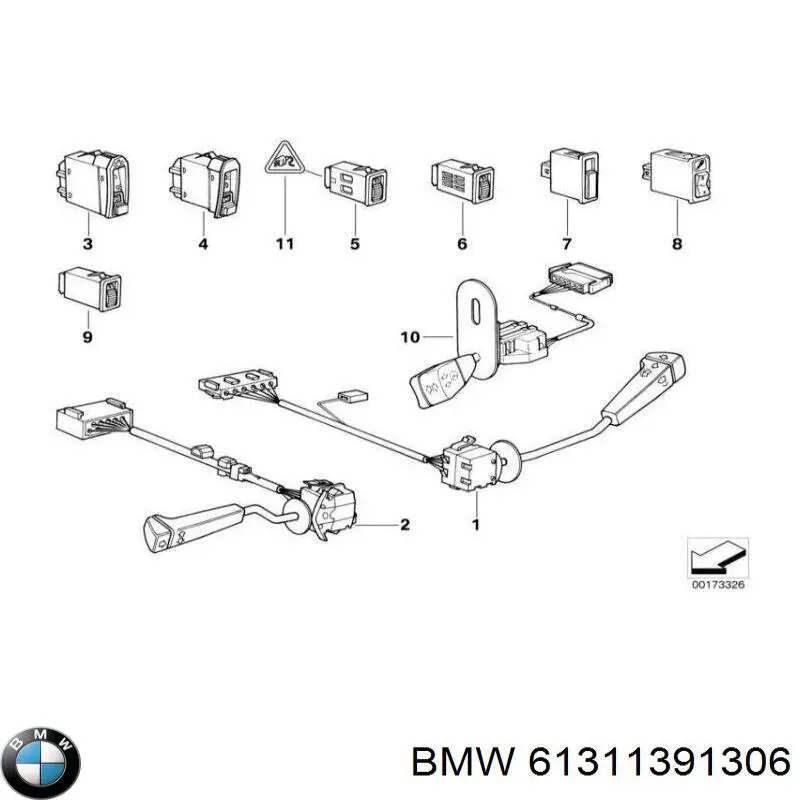 61311391306 BMW сравнить цены на Автопро