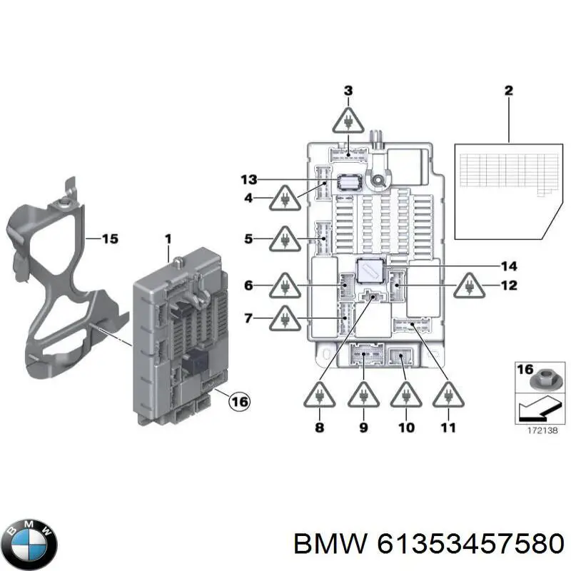 61353457045 BMW сравнить цены на Автопро