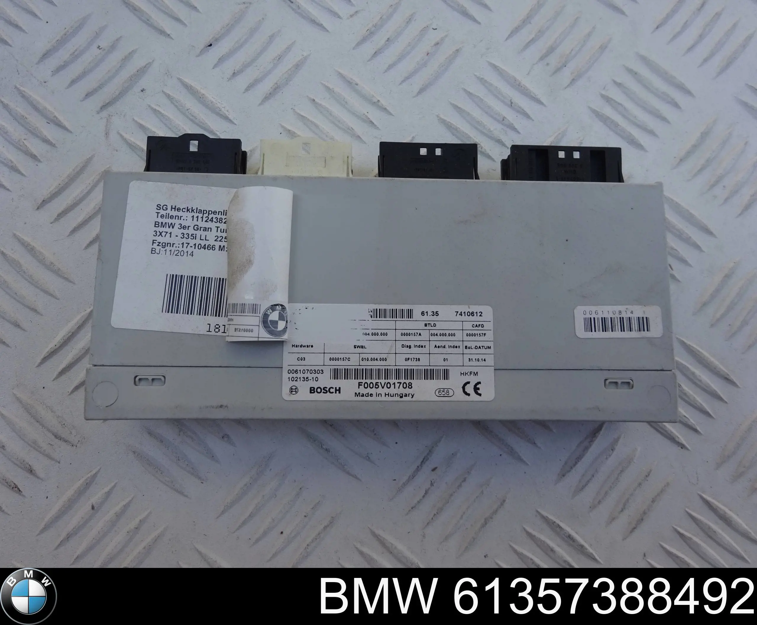 61357388492 BMW Модуль управления (ЭБУ) открытия крышки багажника ...