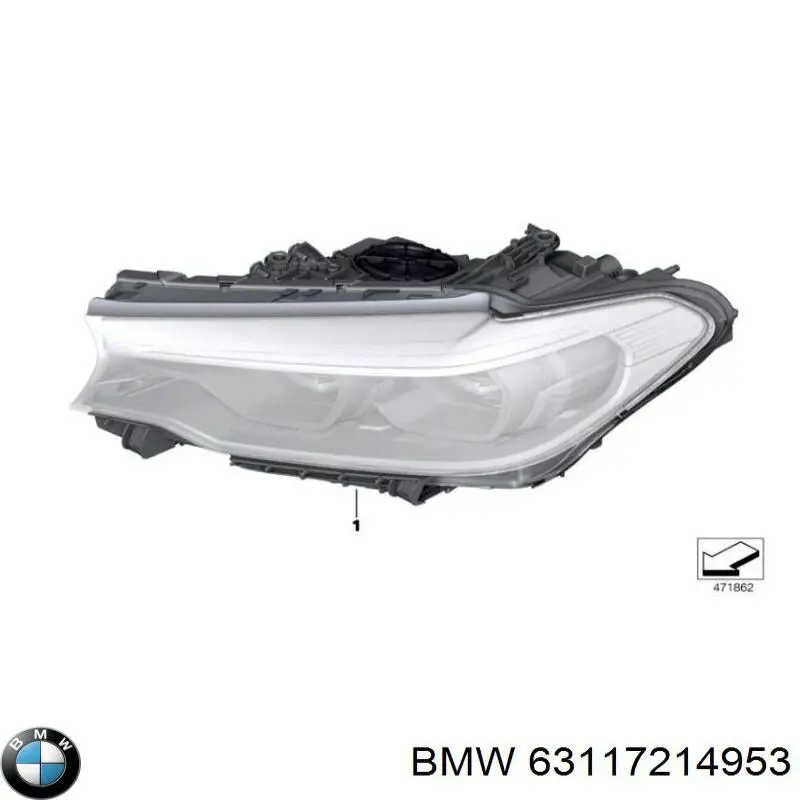 63117214953 BMW автозапчастина