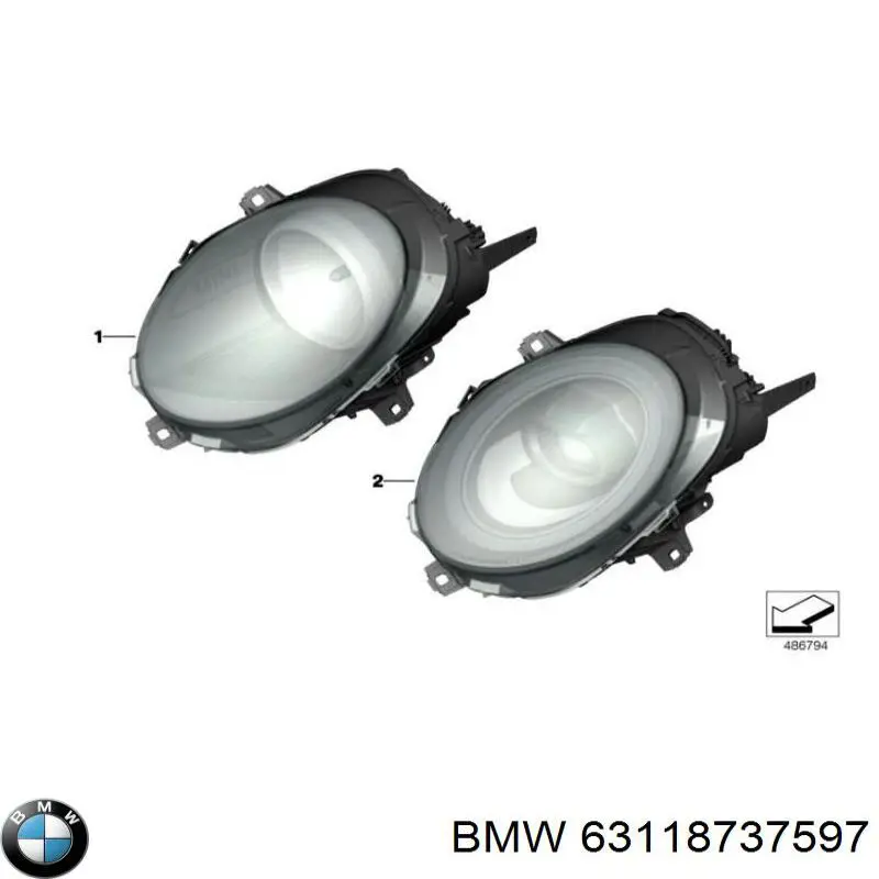 63118737597 BMW сравнить цены на Автопро