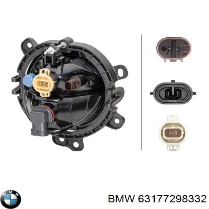 63177298332 BMW Фара противотуманная правая