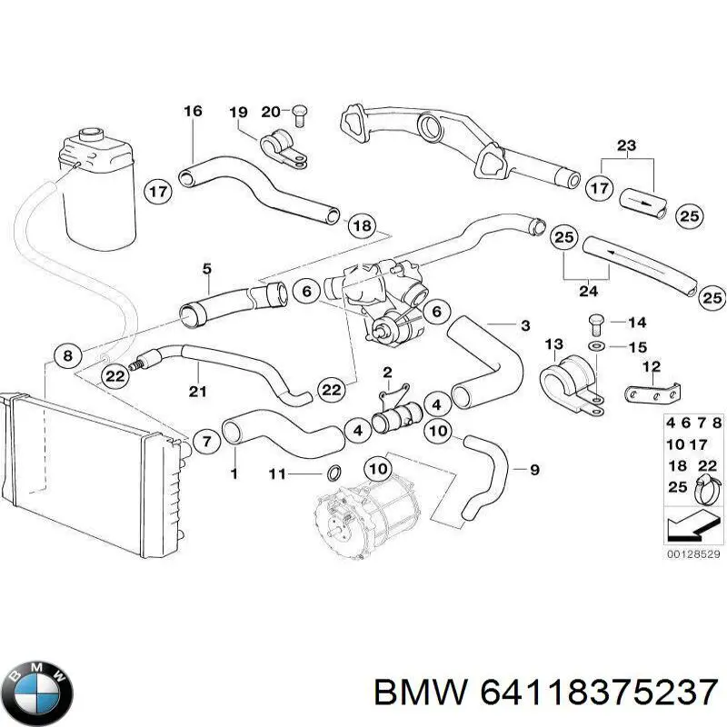 64118375237 BMW сравнить цены на Автопро