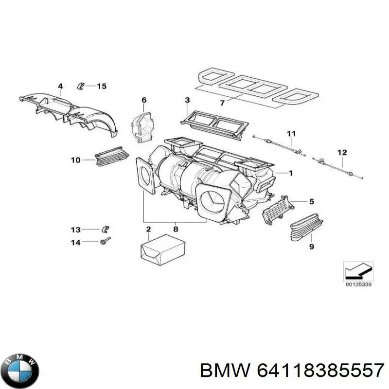64118385557 BMW сравнить цены на Автопро