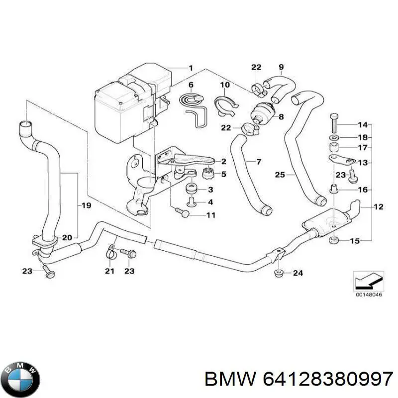 64128380997 BMW отопитель автономный