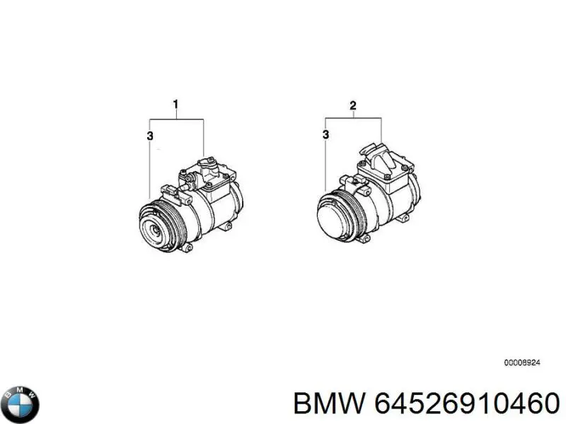 64526910460 BMW Компрессор кондиционера