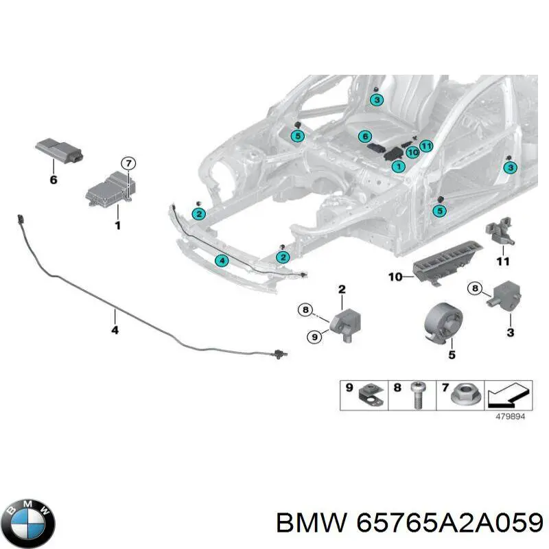 65765A2A059 BMW сравнить цены на Автопро