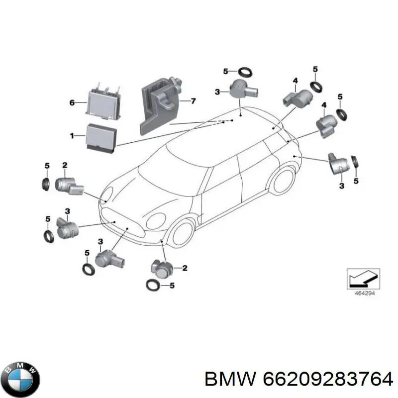 66209283764 BMW сравнить цены на Автопро