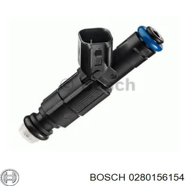 0280156154 Bosch форсунка впрыска топлива